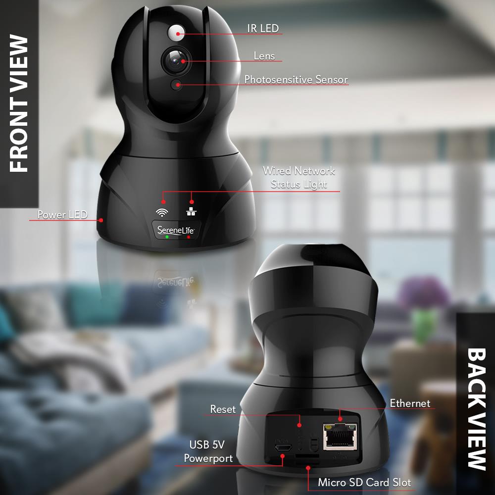 Indoor Wireless IP Camera - 1080p HD, Motion Detection, Night Vision ...