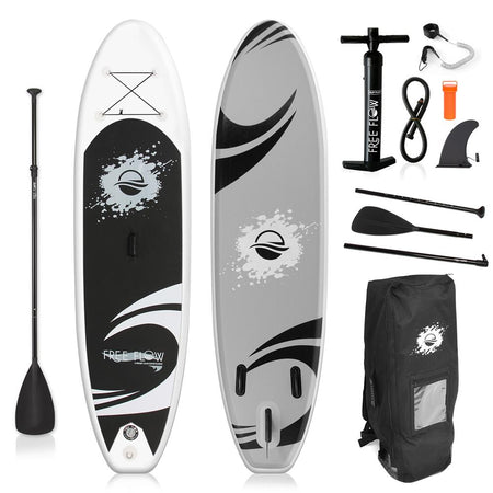 Free Flow Paddleboard Sup - Stand Up Water Paddle-Board (10’ Ft ...